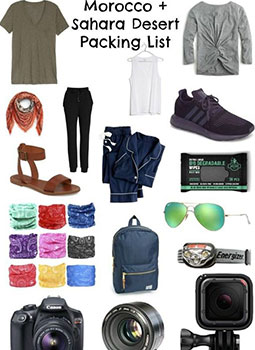 What to pack for a Morocco Sahara desert trip? Best things to carry & wear